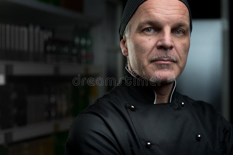 Chef portrait stock image. Image of comfortable, cook - 47563751
