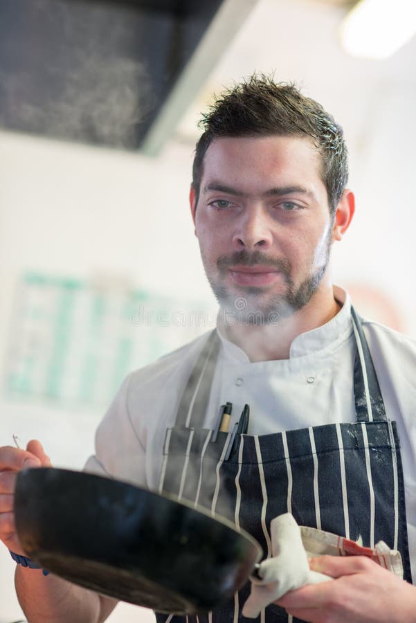 Chef portrait stock photo. Image of professional, kitchen - 76097630