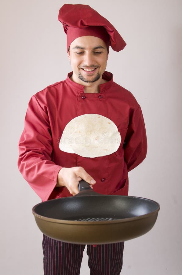 Chef portrait stock photo. Image of professional, flip - 42147900