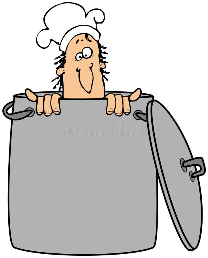 Dancing chef stock illustration. Illustration of comic, dancing - 88656