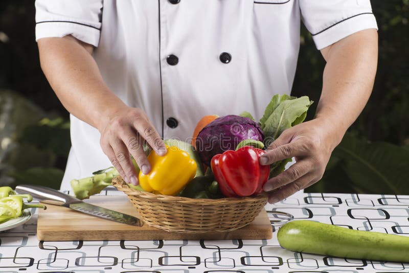 Chef Prepared Fresh Vegetables Stock Image - Image of sweet, fruit ...