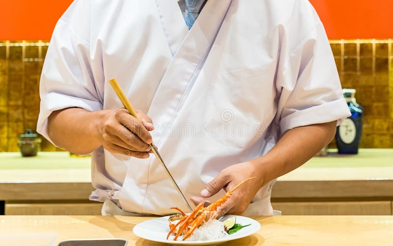 Lobster sashimi stock image. Image of exclusive, dining - 13955331