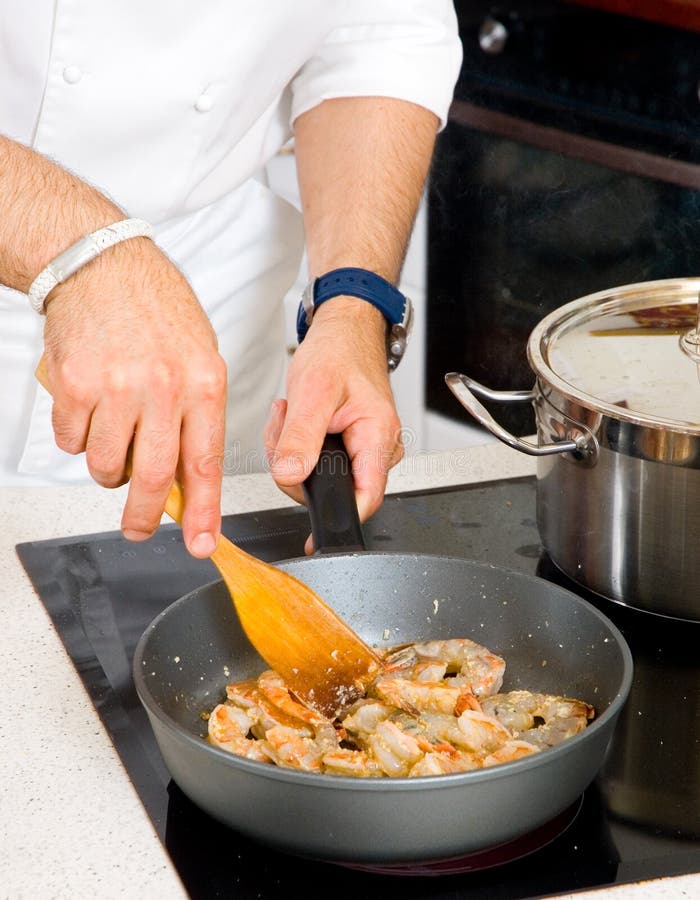 Chef preparing food stock photo. Image of coal, lunch - 20247044