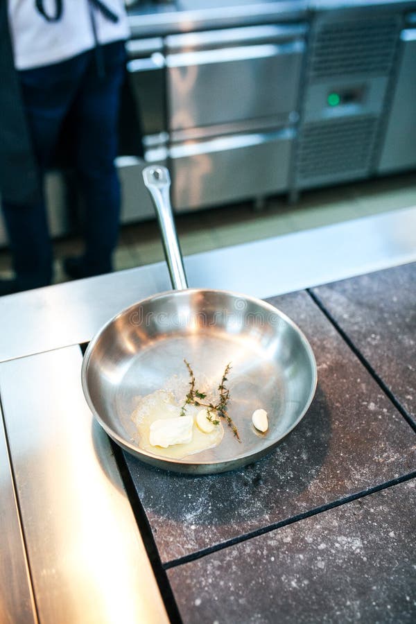 Chef Preparing Food in the Kitchen Stock Photo - Image of professional ...