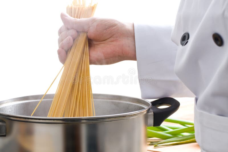 Chef Dumping Spaghetti Meal Stock Photos - Free & Royalty-Free Stock ...