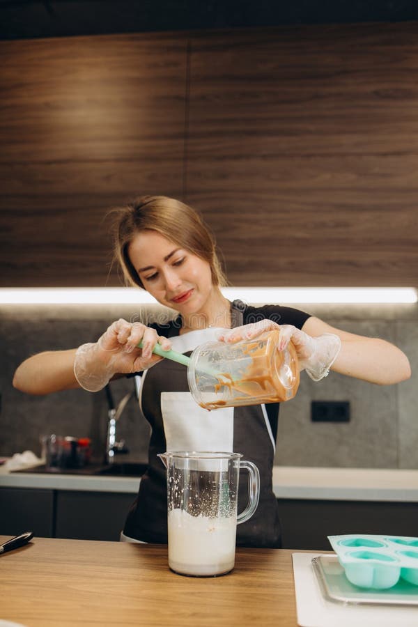 Chef Preparing Pastries for Restaurant Stock Image - Image of chef ...