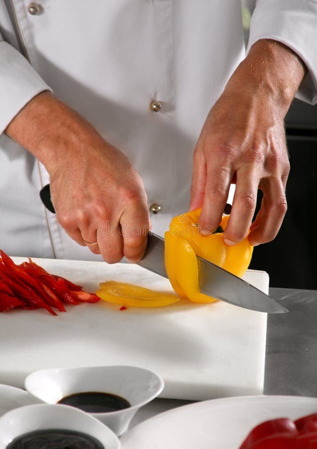 Chef preparing food stock image. Image of working, cooking - 7039173