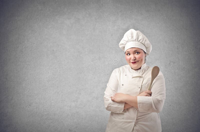 Chef principal image stock. Image du femme, pied, gros - 28977331