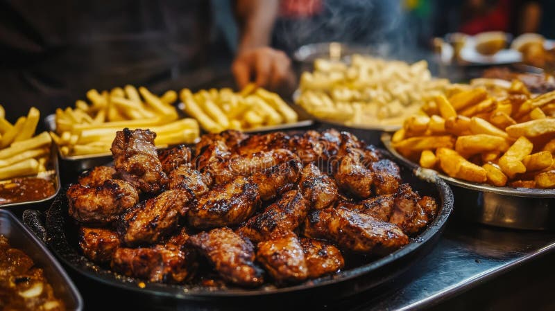 Chef Process Preparing Gourmet Meal Professional Kitchen Setting Stock ...