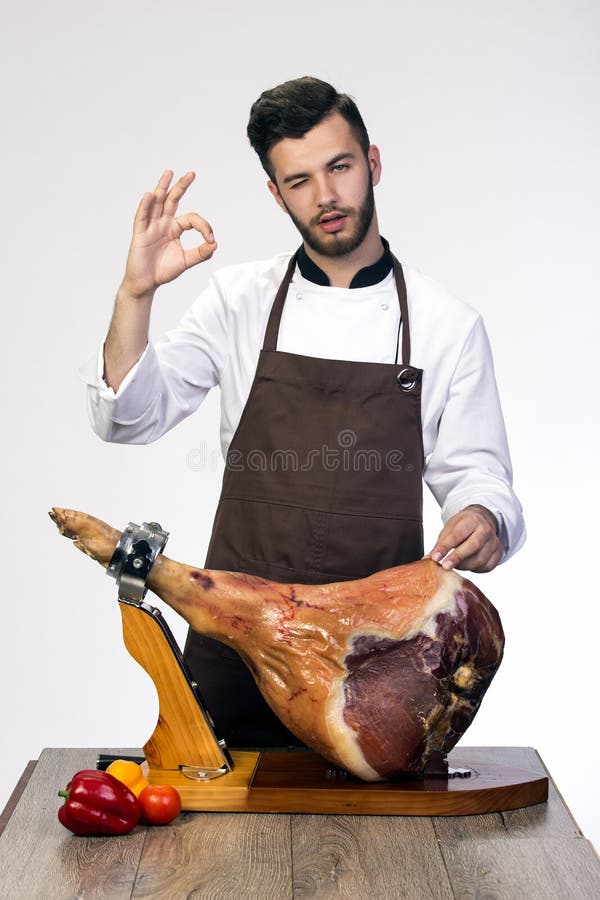 Chef Promotes Hip Pork Stock Photos - Free & Royalty-Free Stock Photos ...