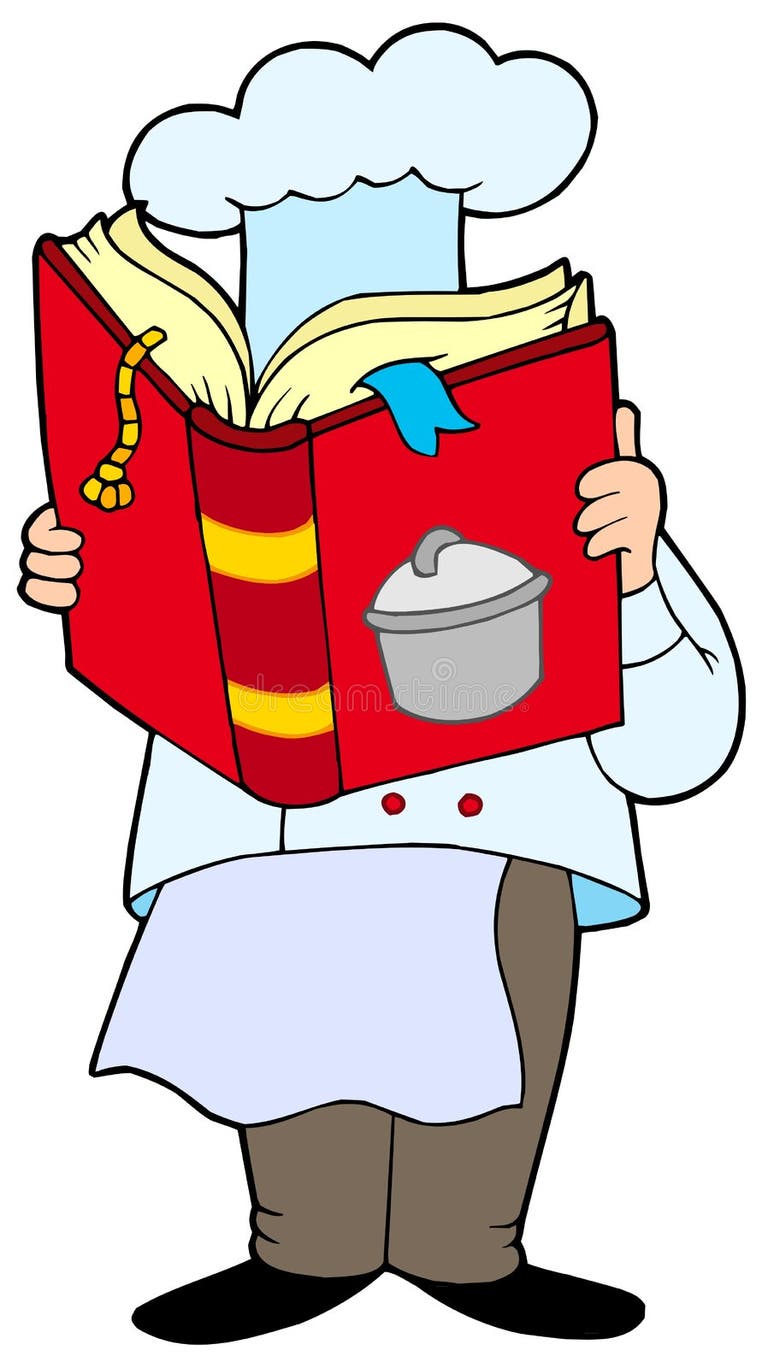 Cartoon Chef Recipe Book Stock Illustrations – 774 Cartoon Chef Recipe ...
