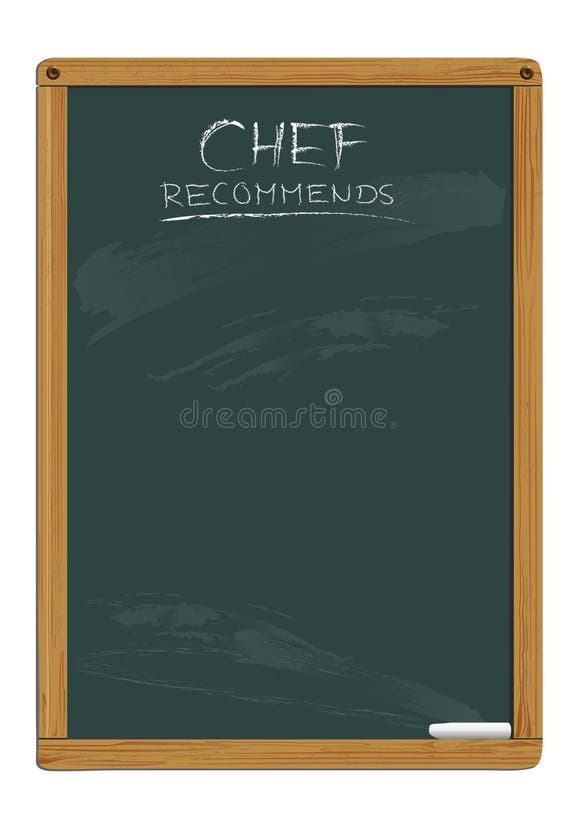 Chef recommends stock vector. Illustration of recommending - 9905916