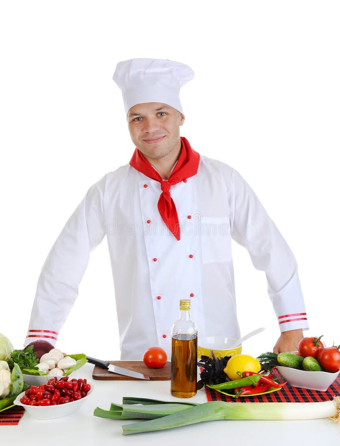 A male chef stock image. Image of life, adult, kitchen - 30621589