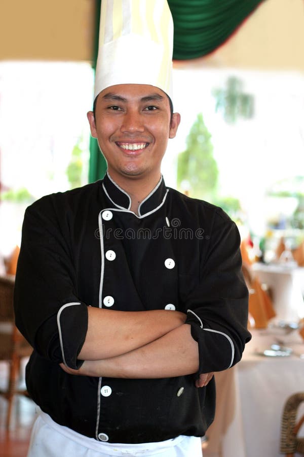 Chef at restaurant stock photo. Image of accommodation - 5403046