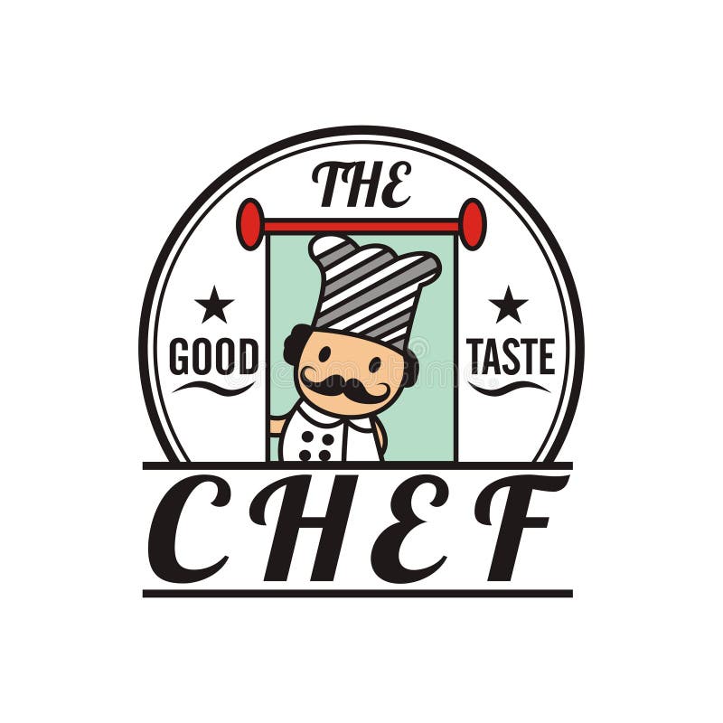 Chef Restaurant Logo Design Inspiration Stock Vector - Illustration of ...