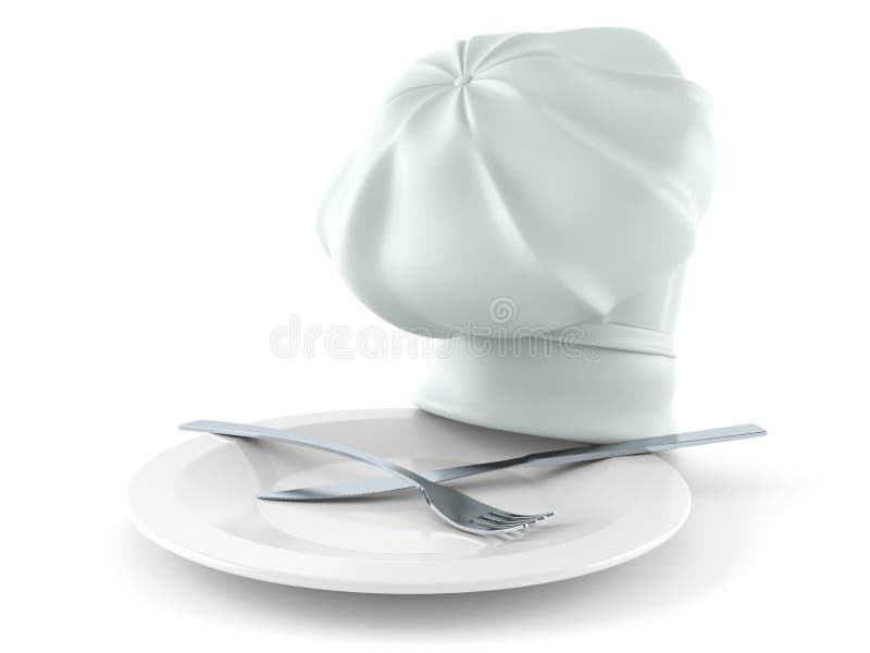 Dinner Plate Chef's Hat Stock Illustrations – 55 Dinner Plate Chef's ...