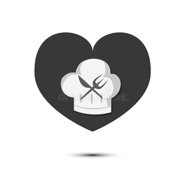 Chef Hat Heart Logo Stock Illustrations – 363 Chef Hat Heart Logo Stock ...