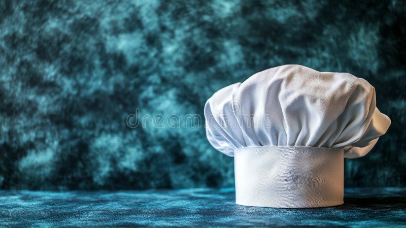 A Chef S Hat Set Against a Dark Backdrop: Emblem of Culinary Skill and ...