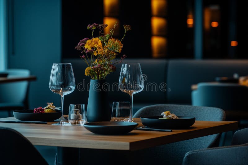 Chef S Table Experience with a Multi-course Tasting Menu Stock ...