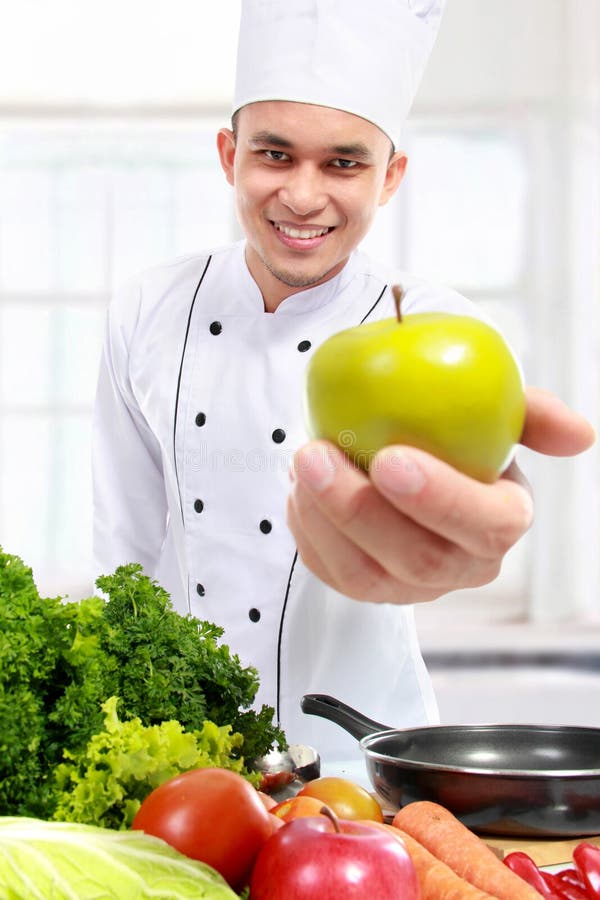 Happy chef stock photo. Image of people, caucasian, healthy - 4995994