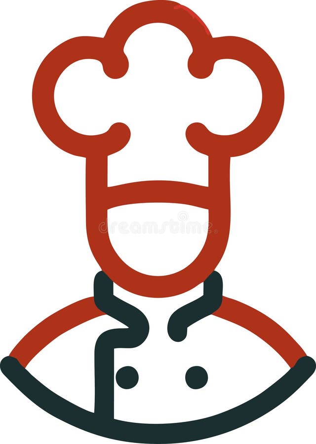 Chef simple icon vector stock vector. Illustration of simple - 319775056