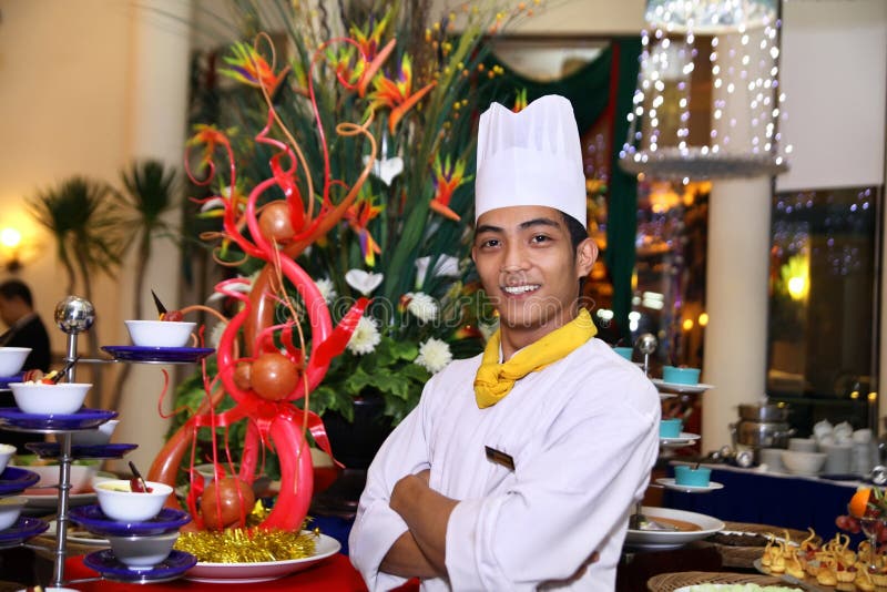 Chef smiling stock photo. Image of restaurant, executive - 1058914
