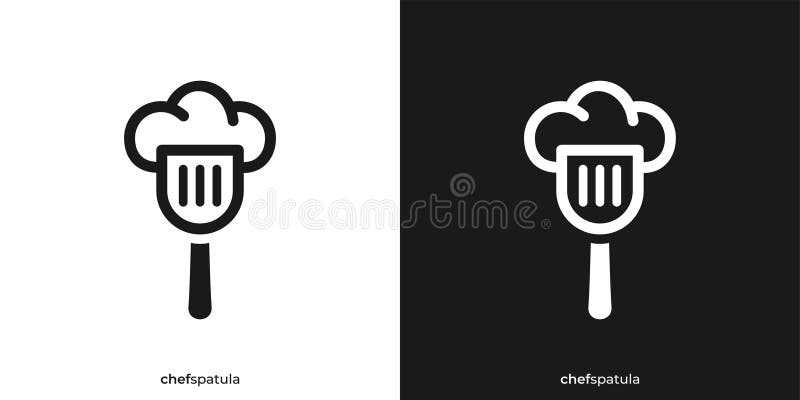 Abstract Chef Spatula Logo Design Template. Stock Vector - Illustration ...