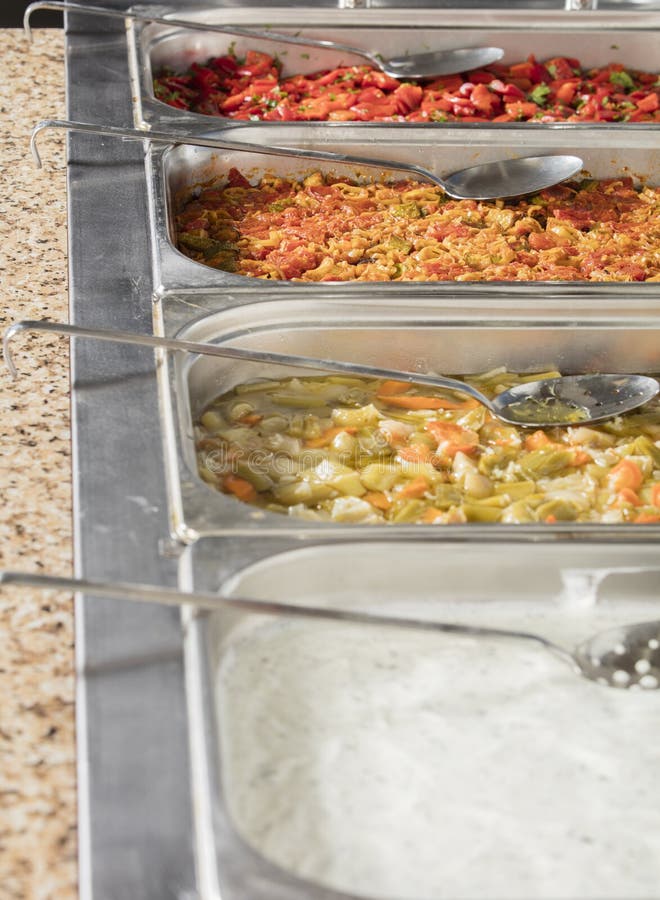 Full lunch service station stock photo. Image of school - 87436808
