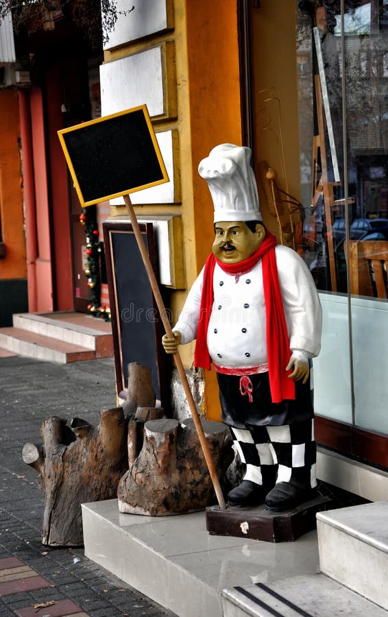 Chef Statue stock image. Image of shape, dummy, color - 18244821