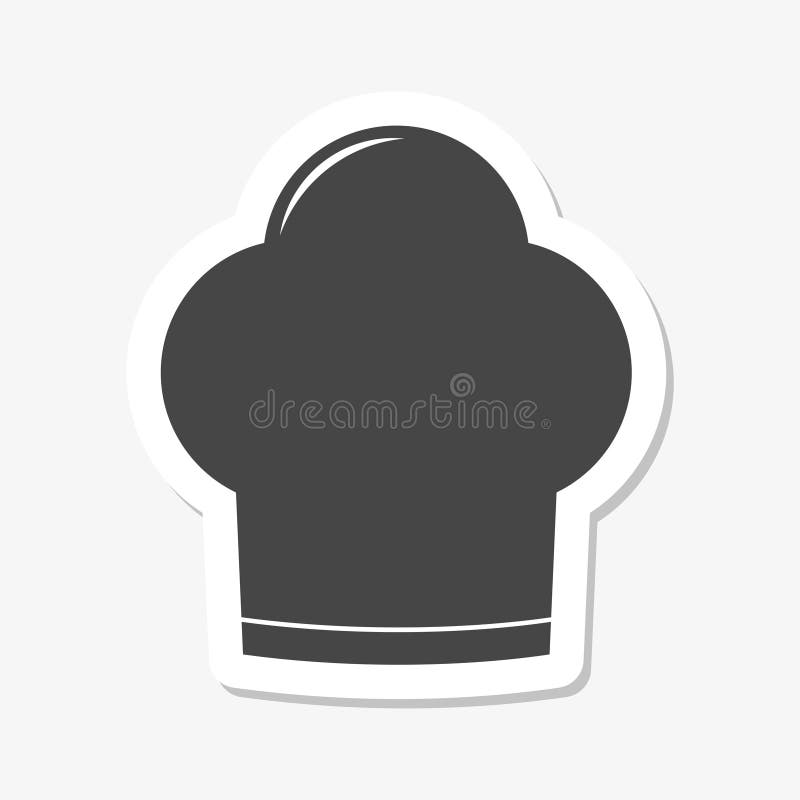 Chef sticker stock illustration. Illustration of confectionery - 84485797