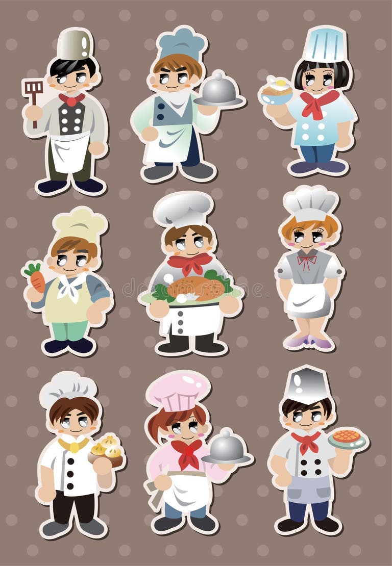 Chef Stickers Stock Illustrations – 1,301 Chef Stickers Stock ...