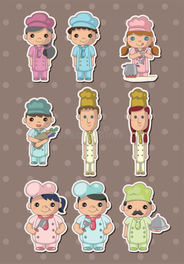 Chef Stickers Stock Illustrations – 1,563 Chef Stickers Stock ...