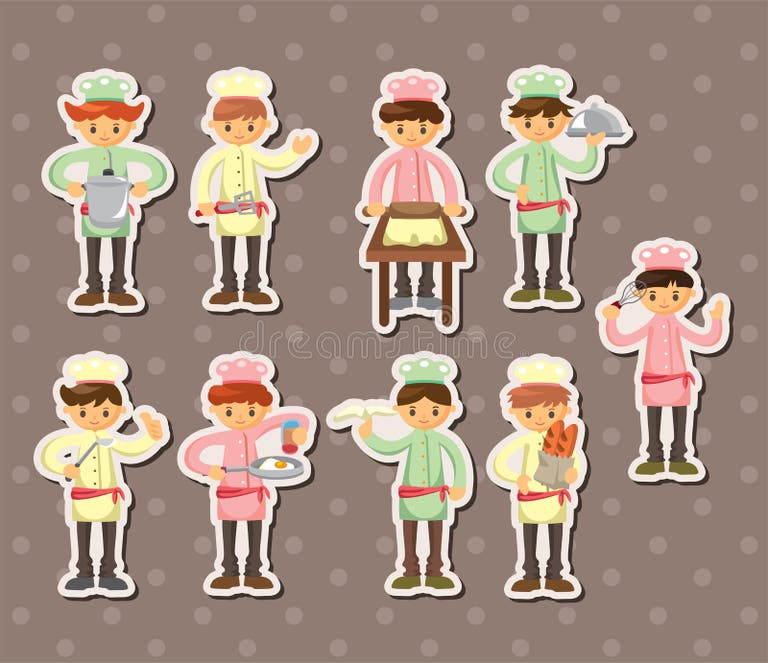 Chef Stickers Stock Illustrations – 1,390 Chef Stickers Stock ...