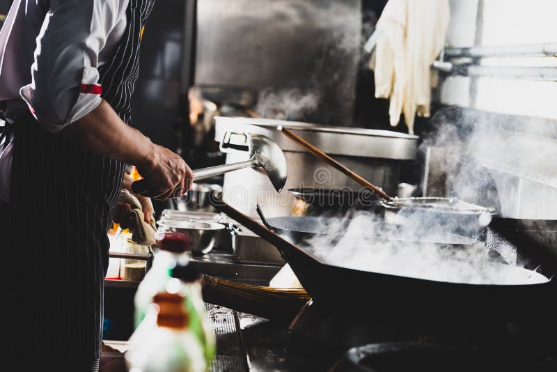 Stir fire cooking stock photo. Image of chef, stop, fire - 38296396