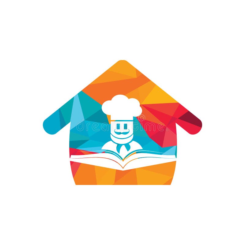 Chef Study Vector Logo Design Template. Stock Vector - Illustration of ...