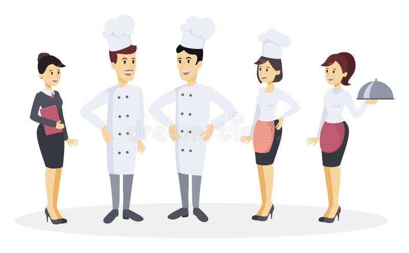 Chef team cooking stock vector. Illustration of knife - 26694374