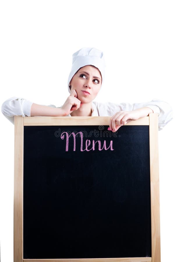 And todays menu is.. stock image. Image of blank, white - 7072459