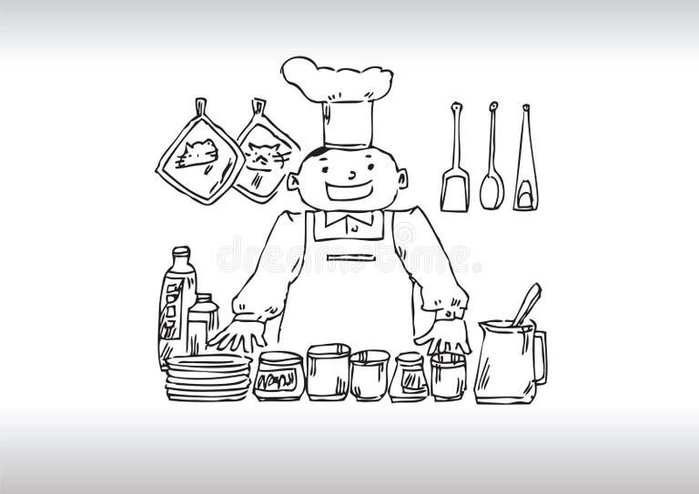 Drawn Chef Cap Stock Illustrations – 1,211 Drawn Chef Cap Stock ...