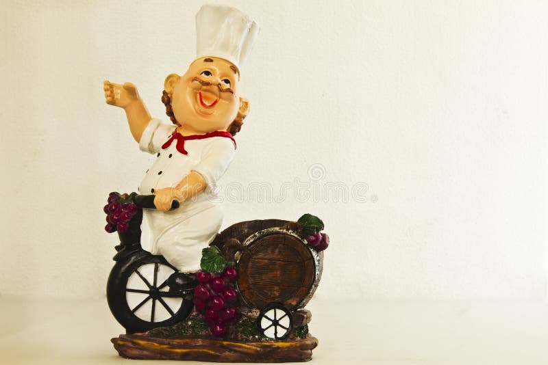 Chef Toy Decor in a Bike stock image. Image of cook, bicycle - 40566127