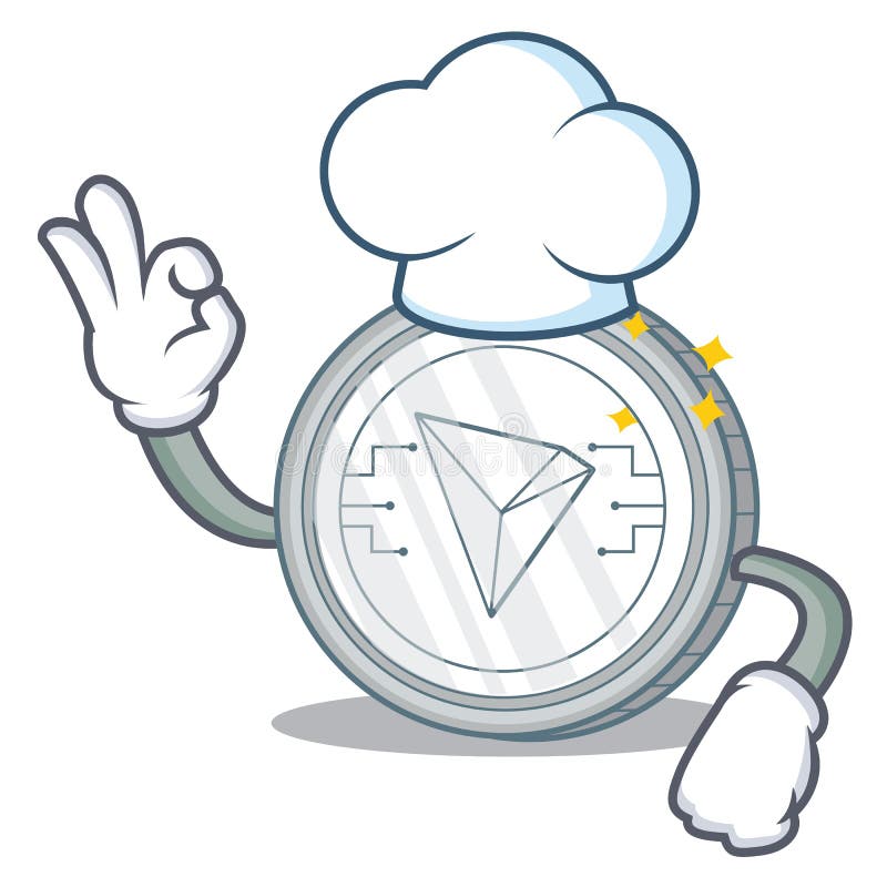 Chef Tron Coin Character Cartoon Editorial Stock Photo - Illustration ...