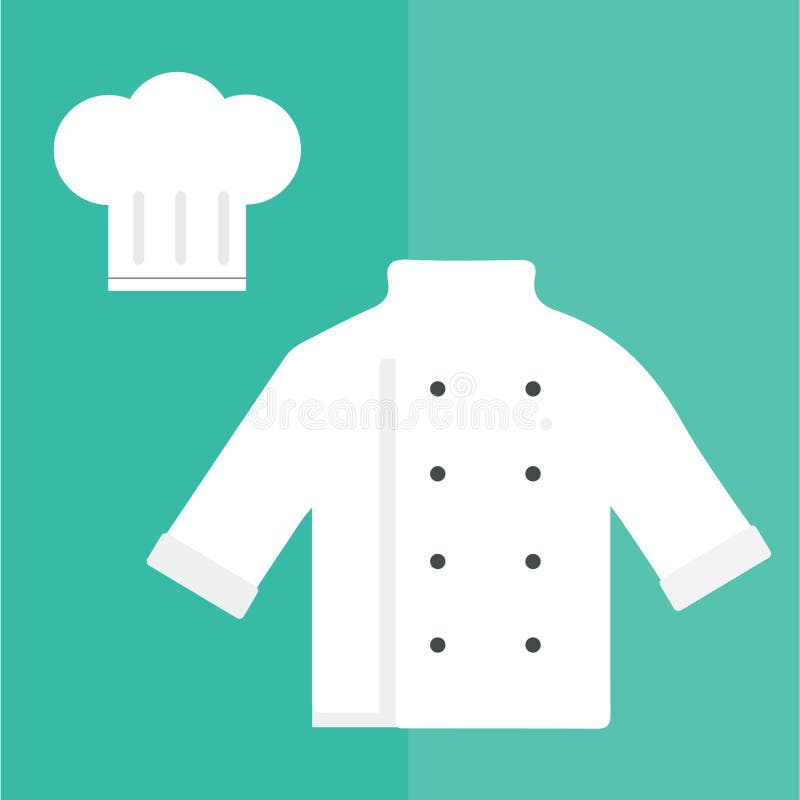 Chef Uniform. Vector Illustration Decorative Design Stock Vector ...