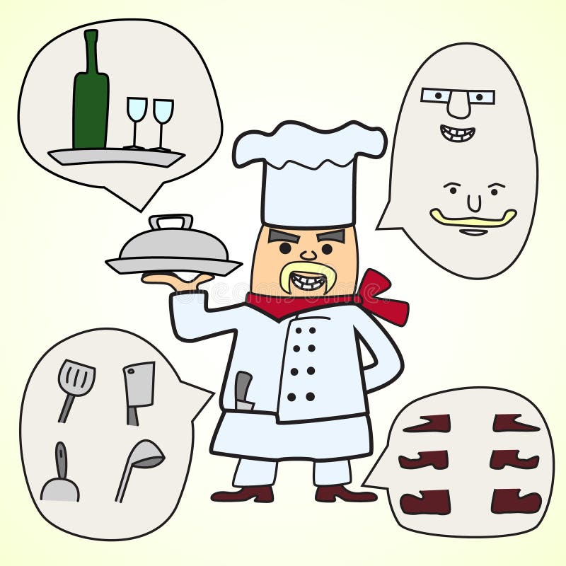 Chef vector stock vector. Illustration of edit, devices - 65788947