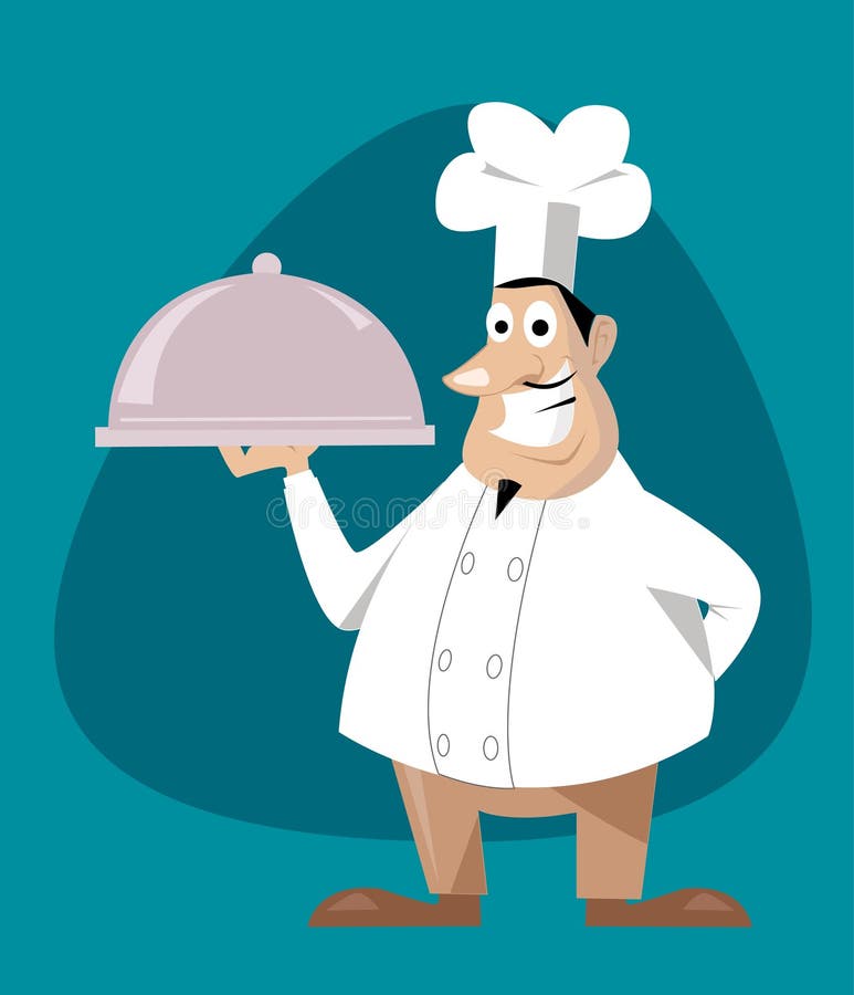 Chef vector illustration stock vector. Illustration of concept - 87333402