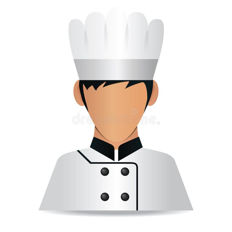Chef. Vector Illustration Decorative Background Design Stock ...