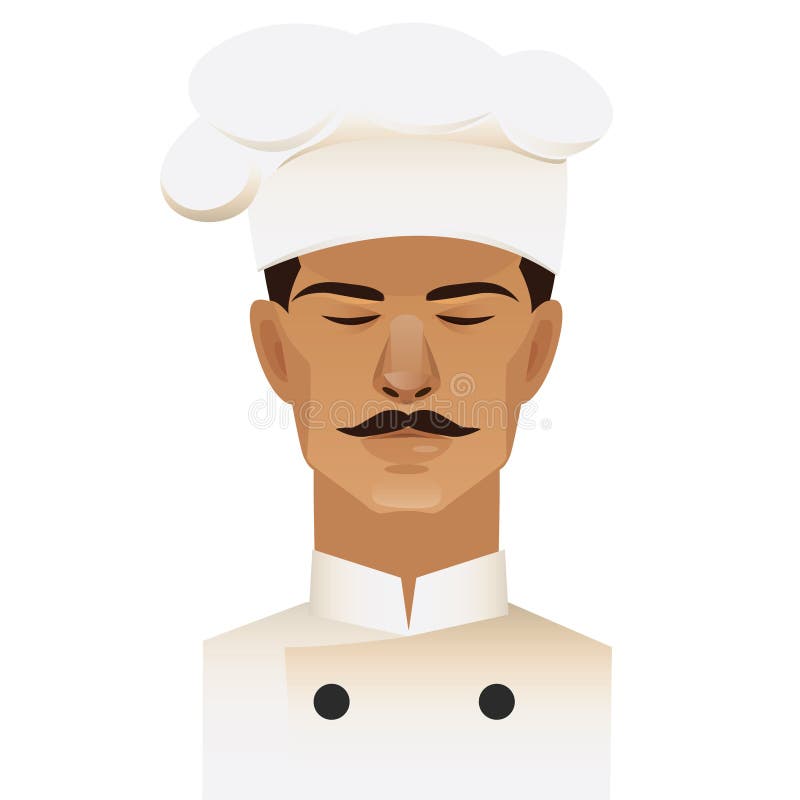 Chef. Vector Illustration Decorative Design Stock Vector - Illustration ...