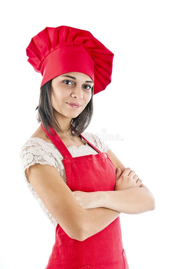 Chef woman stock photo. Image of chef, career, beauty - 23026576