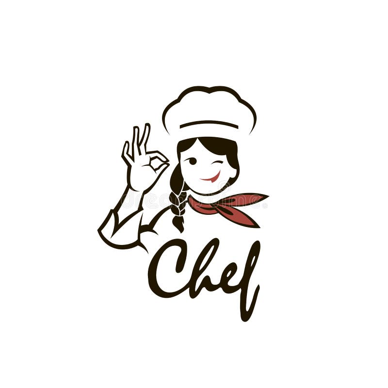 Woman Chef Logo Stock Illustrations – 2,288 Woman Chef Logo Stock ...