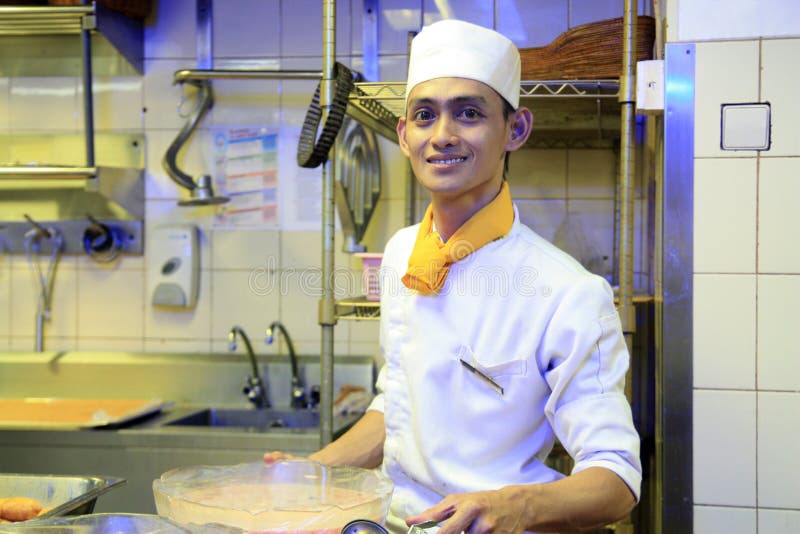 Chef at work stock photo. Image of profession, chef, portrait - 9810348