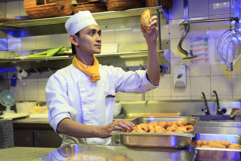 Chef at work stock photo. Image of person, food, industry - 10695980