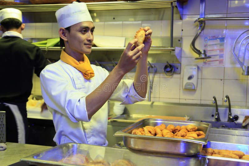 Chef at work stock image. Image of profession, chef, smiling - 10696005